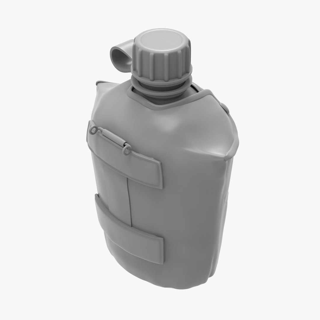 Flask 1 Qt Cloth 3D Model - TurboSquid 1187564