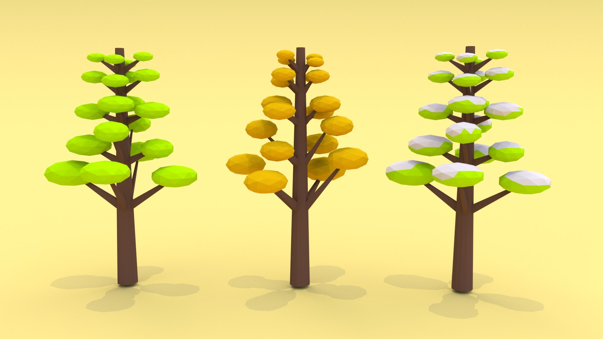 Tree Pack 3D Model - TurboSquid 1677801
