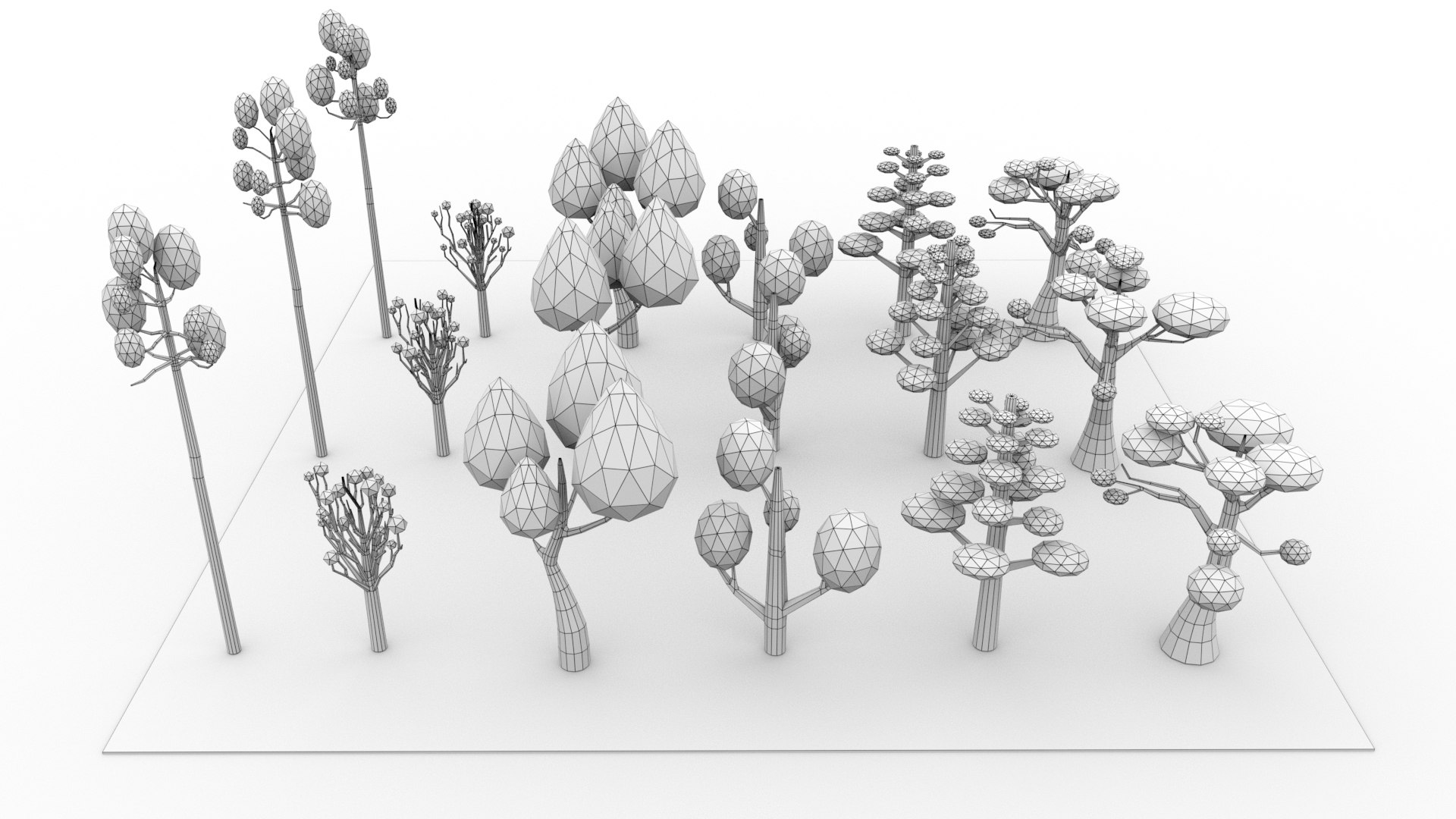 Tree Pack 3D Model - TurboSquid 1677801