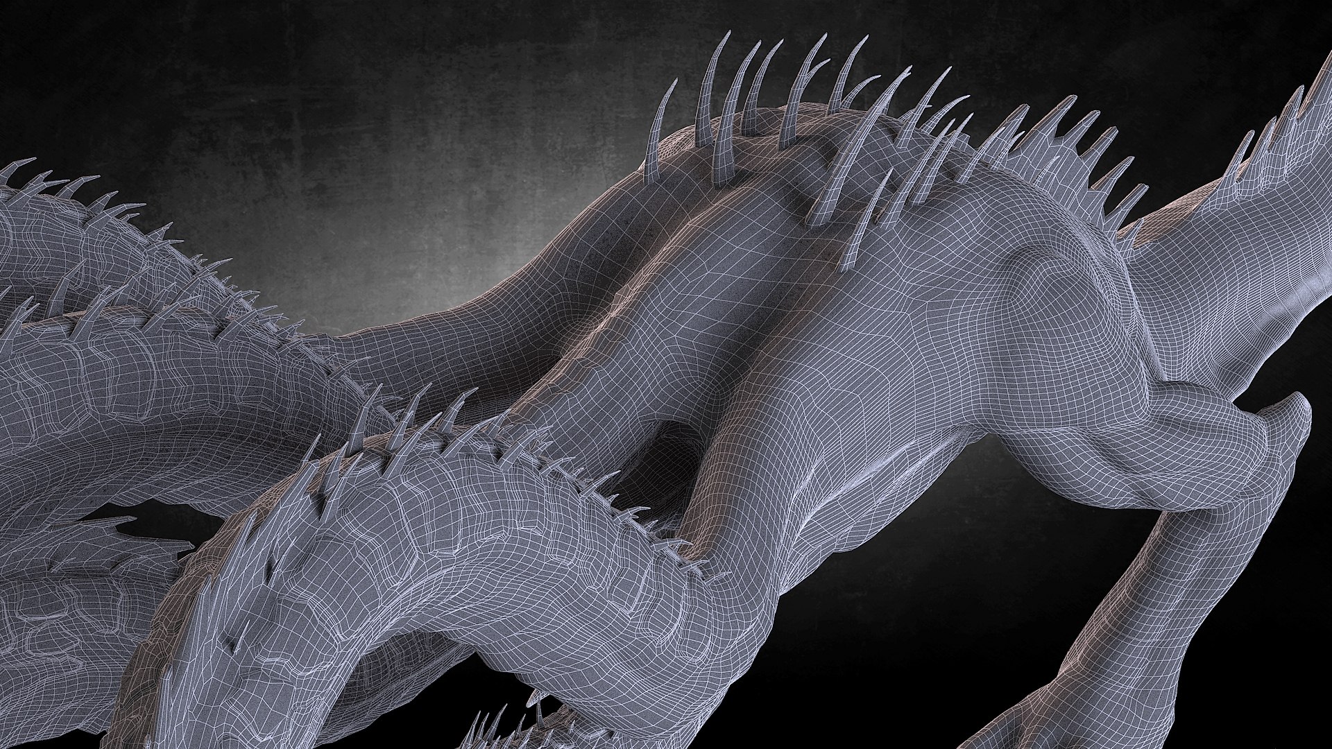 Hydra Sea Monster Base Mesh 3D Model - TurboSquid 2073272