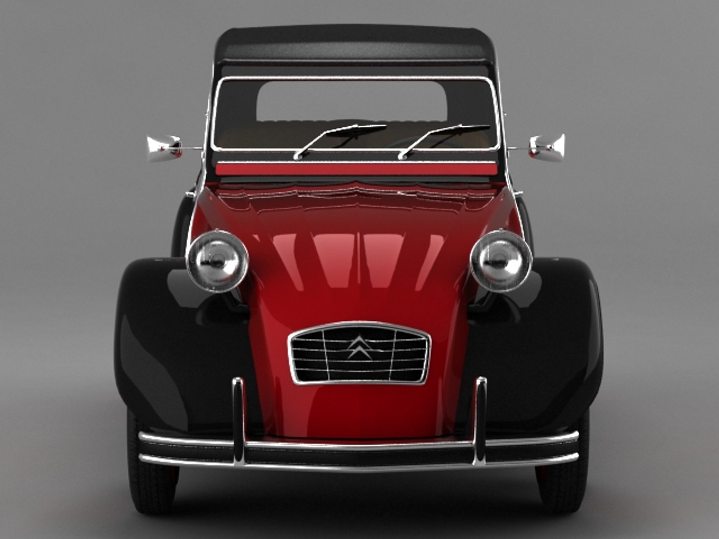 Citroen 2cv 3d Model