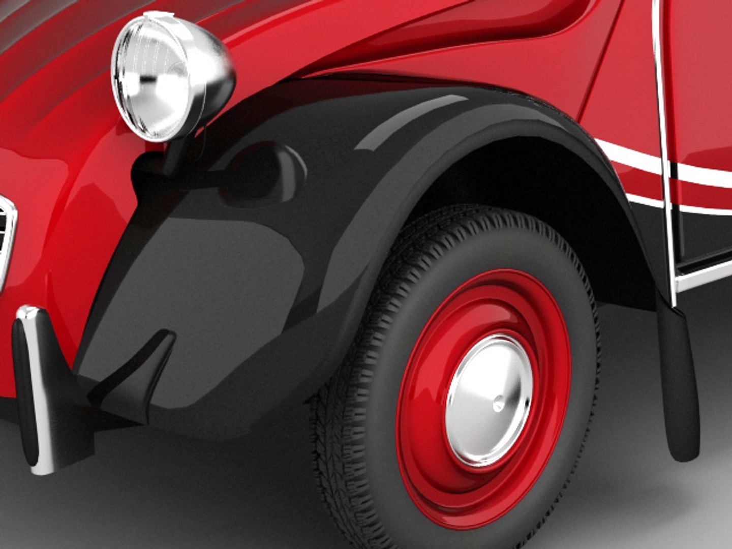 Citroen 2cv 3d Model