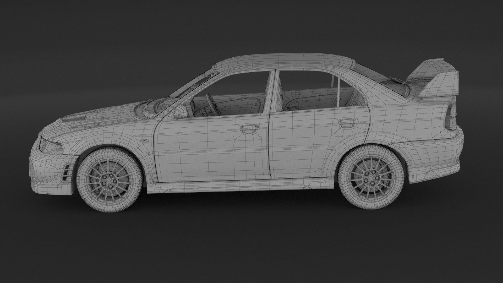 Mitsubishi Evolution Evo 3D Model - TurboSquid 1248971