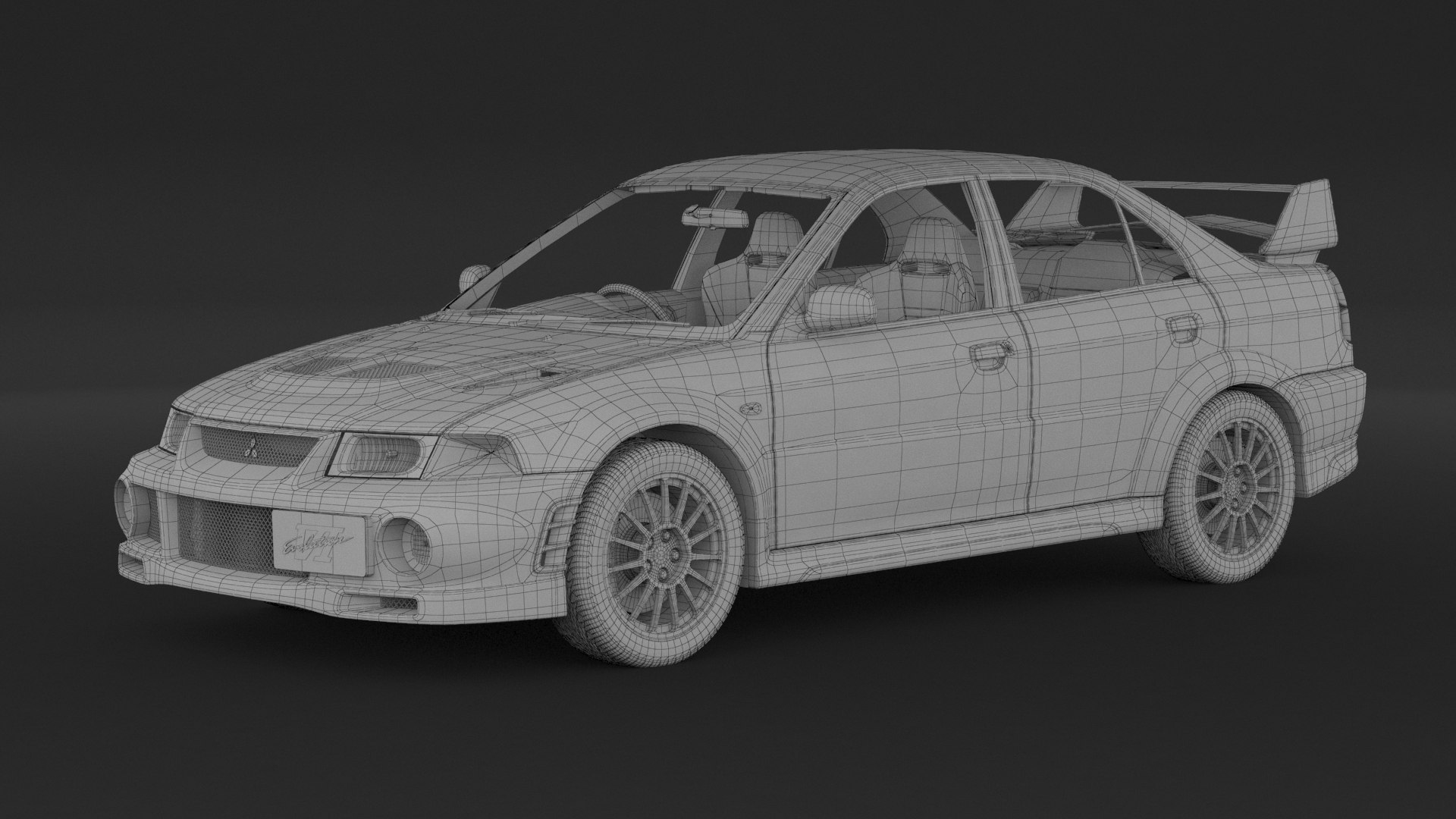 Mitsubishi Evolution Evo 3D Model - TurboSquid 1248971