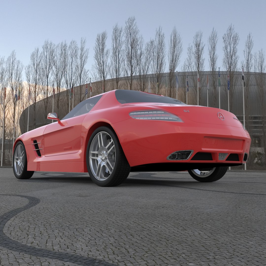 Mercedes Sls Amg 3d Model