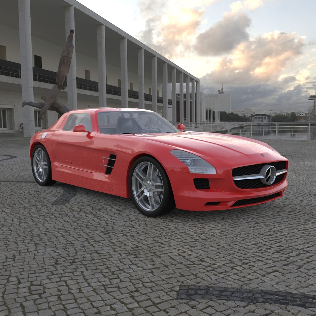 Mercedes Sls Amg 3d Model