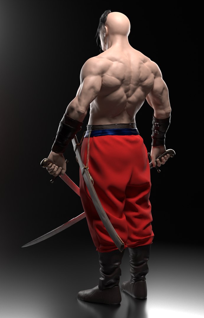 3D Ukrainian Cossack Model - TurboSquid 2155110