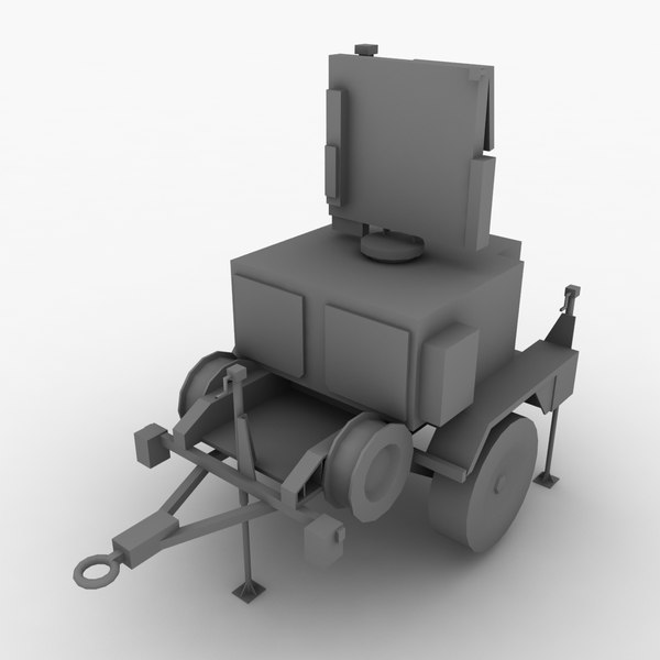 modelo 3d Radar AN-MPQ-64 - TurboSquid 973789