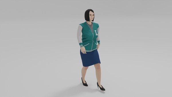 modelo 3d Woman Walk Animation - TurboSquid 2069557