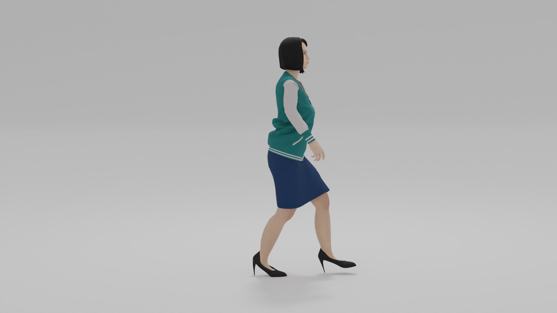3D Woman Walk Animation Model - TurboSquid 2069557