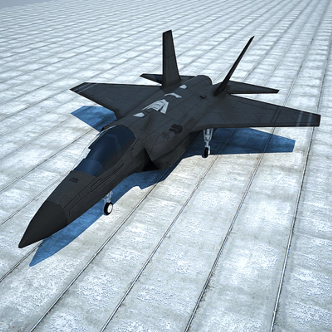3d f-35 lightning ii plane model