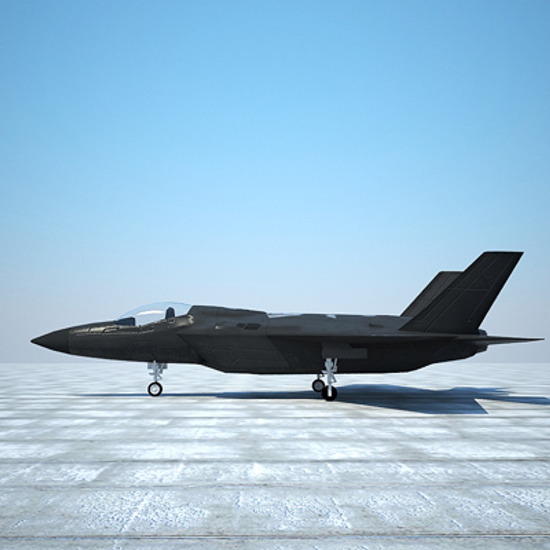 3d f-35 lightning ii plane model