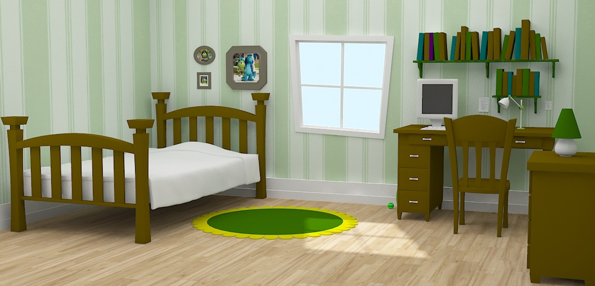 Cartoon room model | 1147520 | TurboSquid