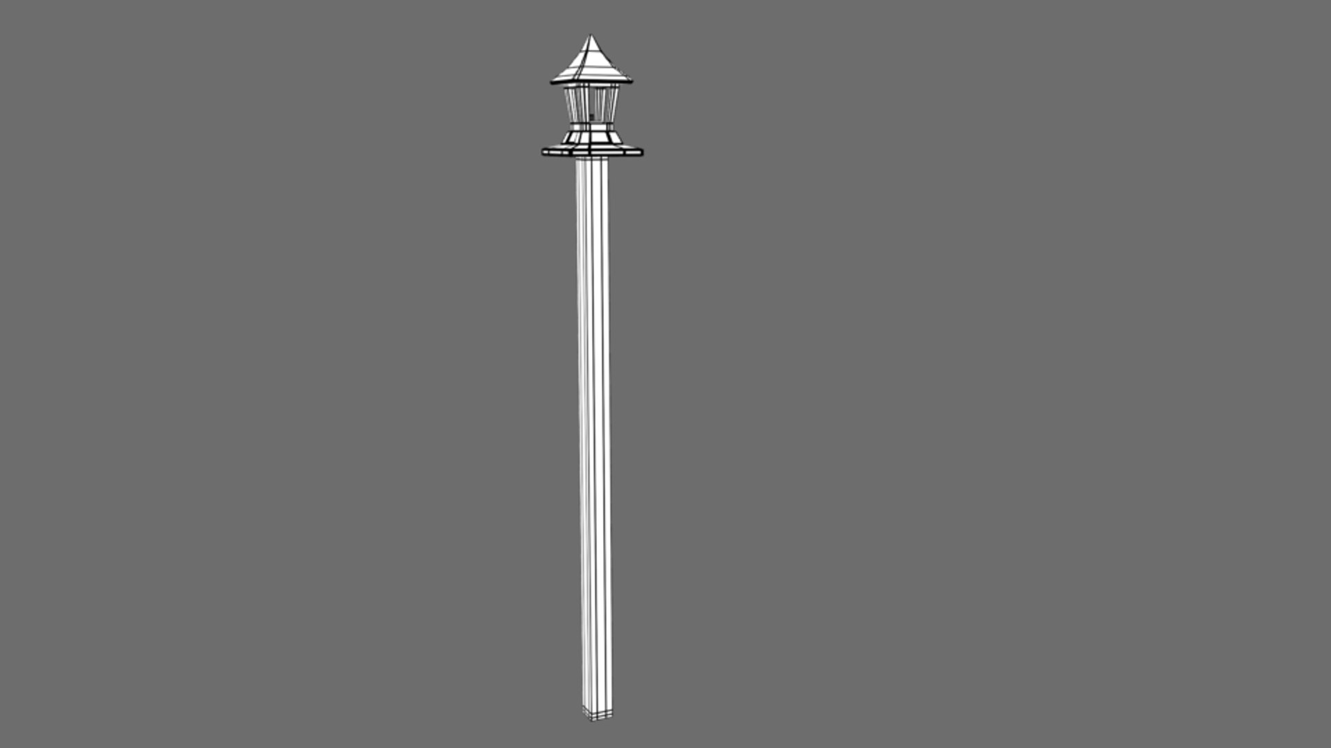 Lamp post 3D model - TurboSquid 1391593