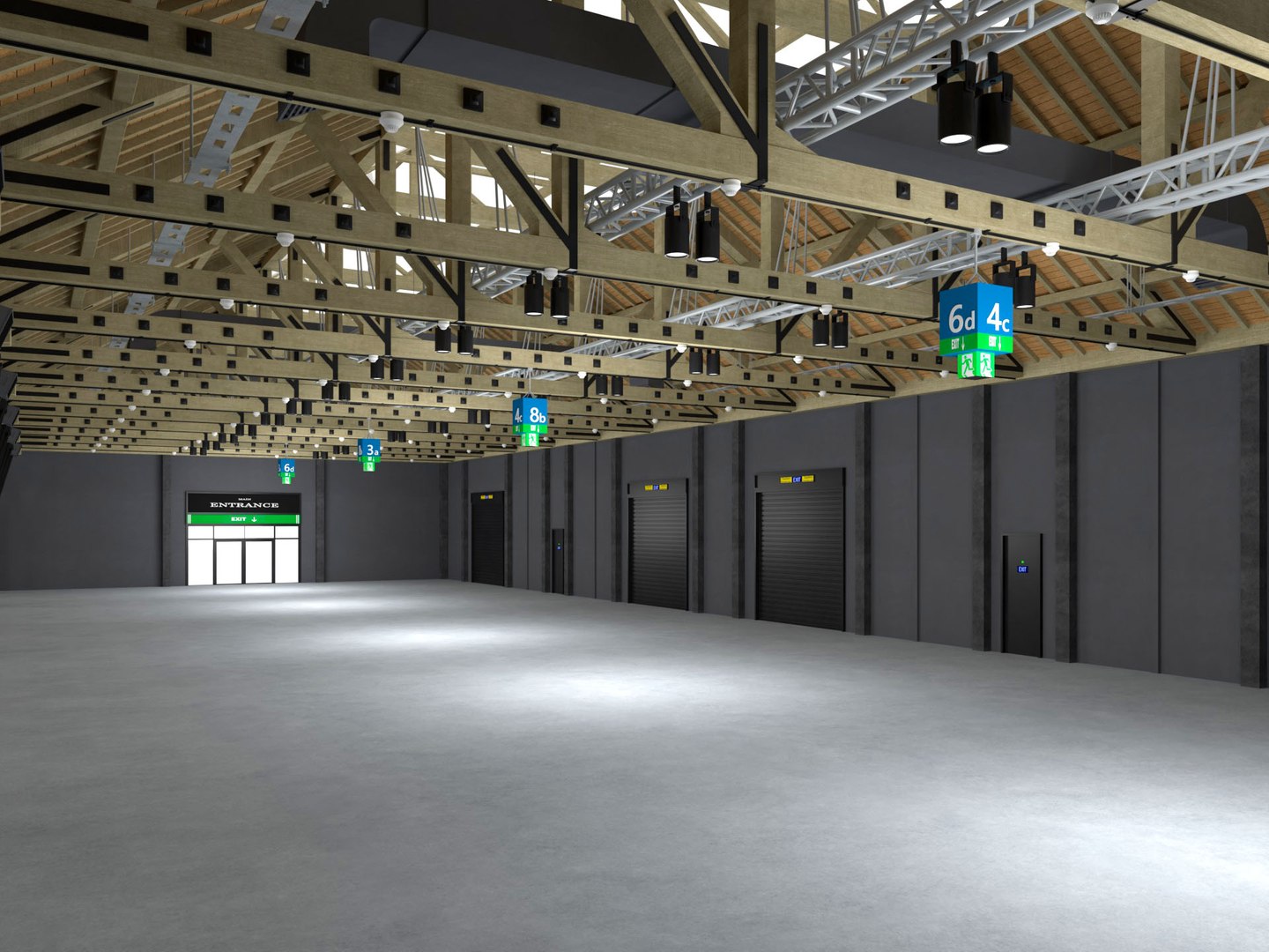 Exhibition Hall 33 3D Model - TurboSquid 2199249