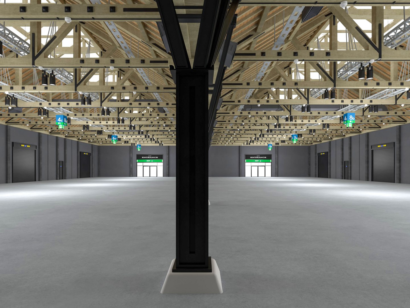 Exhibition Hall 33 3D Model - TurboSquid 2199249