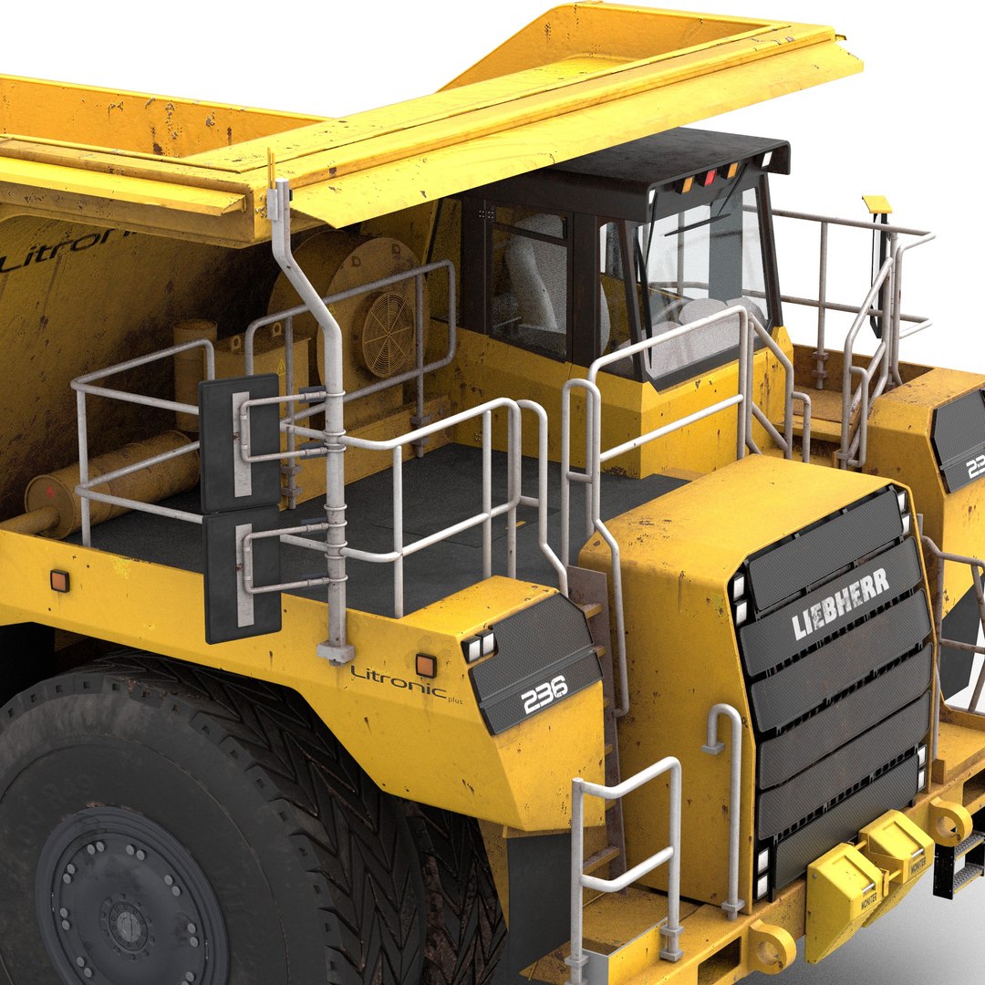 3D Liebherr Heavy Duty Mining Dump Truck Rigged - TurboSquid 2242478