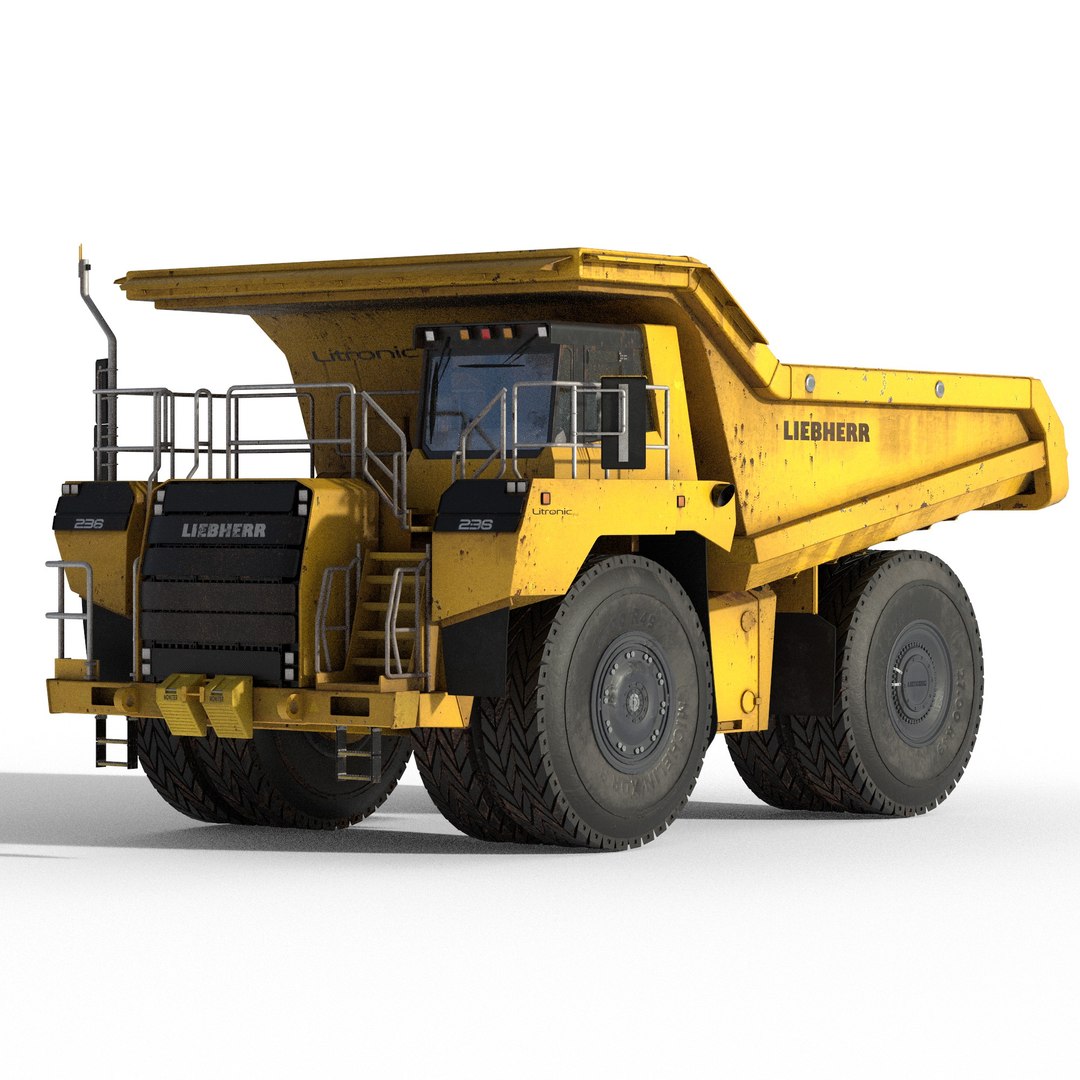 3D Liebherr Heavy Duty Mining Dump Truck Rigged - TurboSquid 2242478