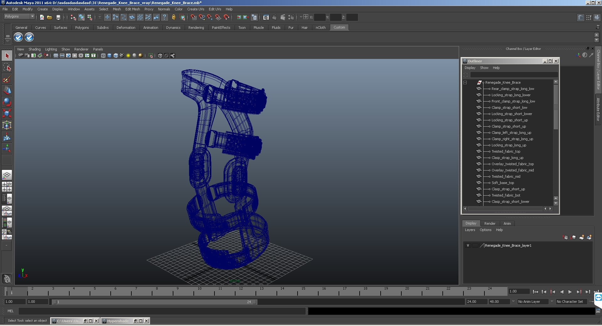 Renegade Knee Brace 3D Model - TurboSquid 1317835