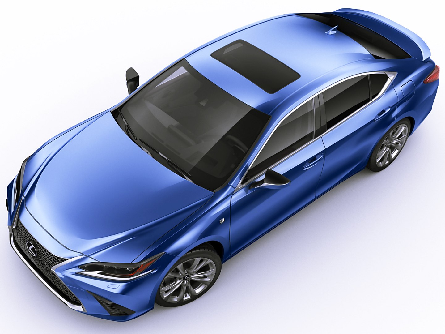 3D model lexus es f-sport - TurboSquid 1296540