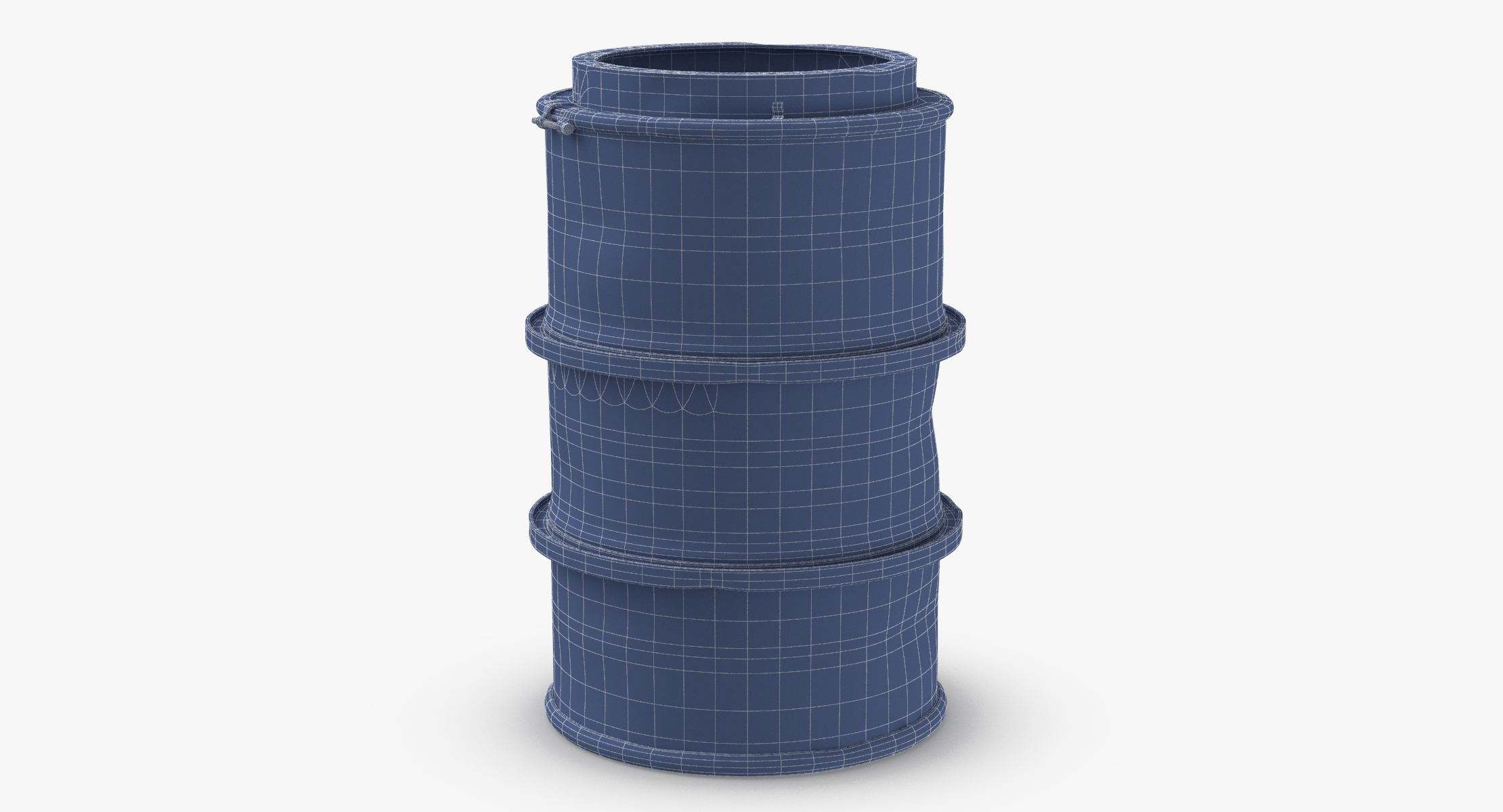 3d toxic waste drum 02 model