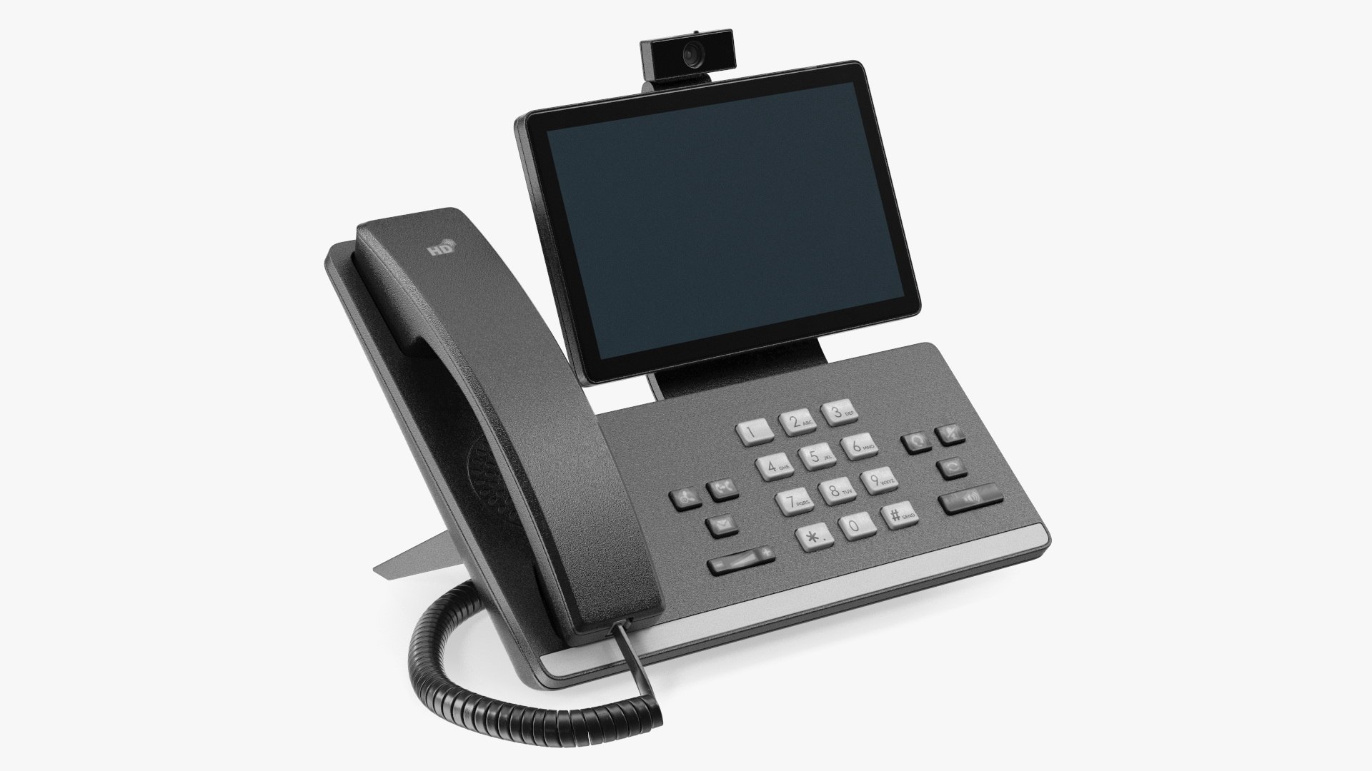 Office Smart Video IP Phone Black 3D - TurboSquid 2274221