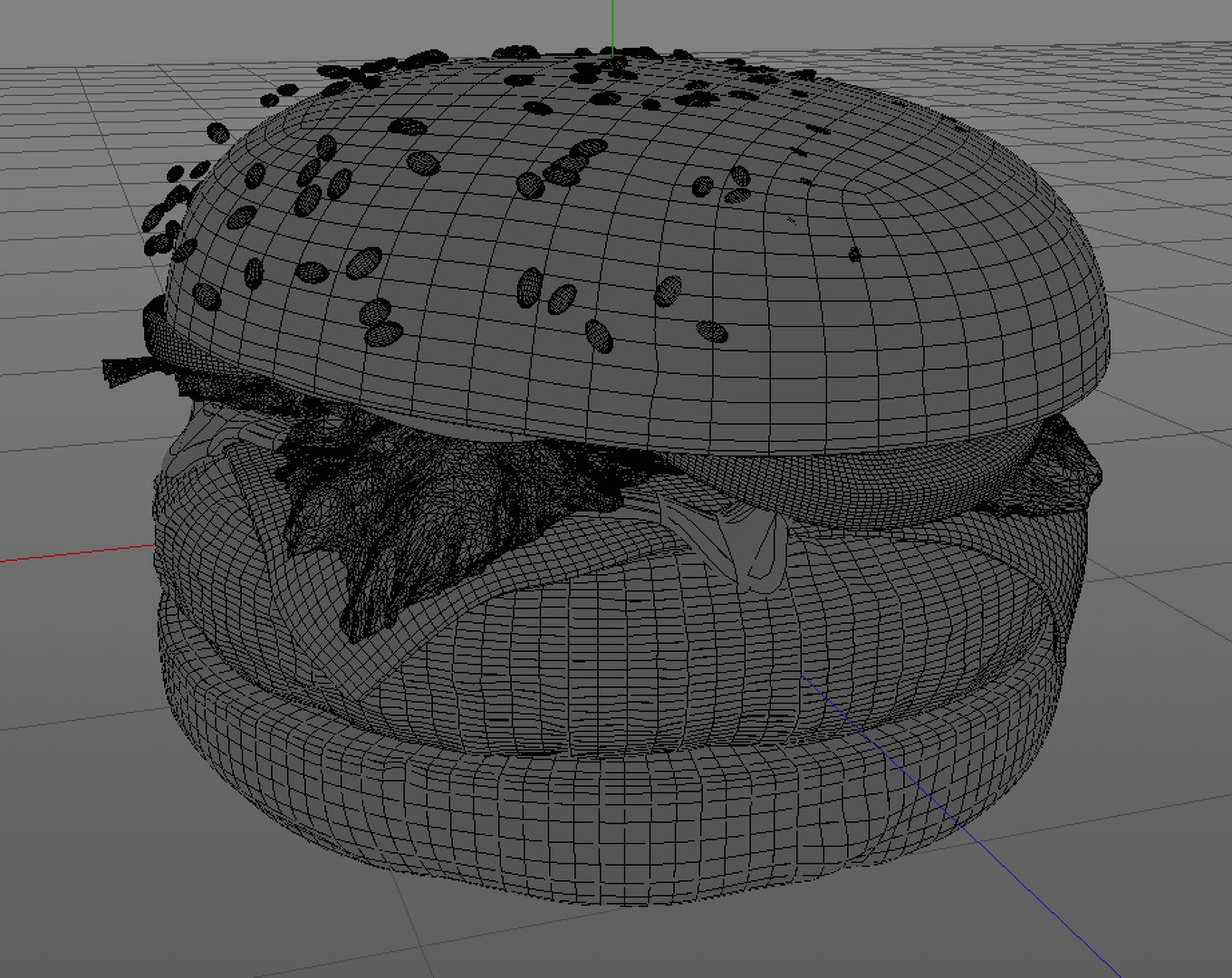 3D Burger Model - TurboSquid 1390028