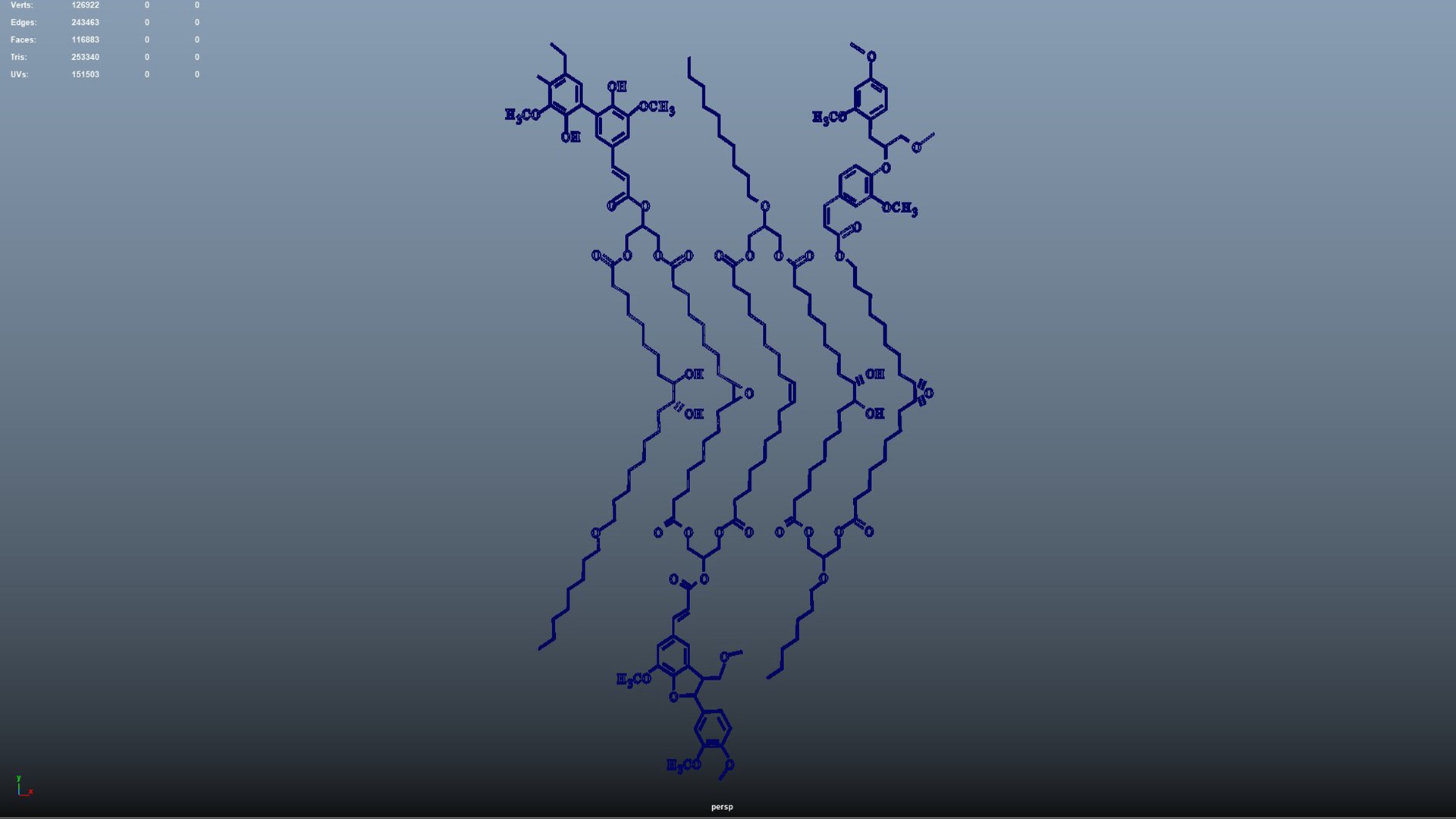 Suberin Structure Model - TurboSquid 2195190