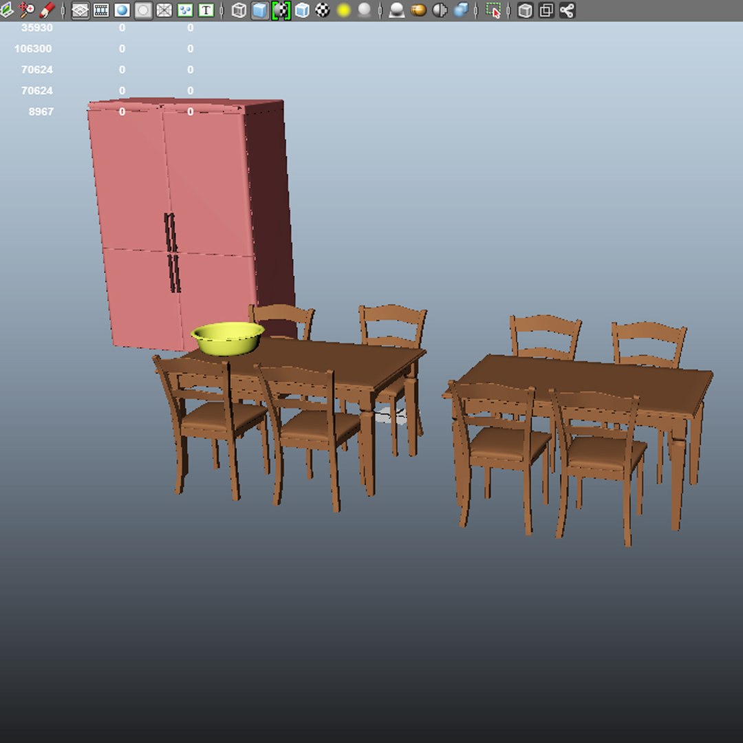 3D Restaurant Small Model - TurboSquid 1425545