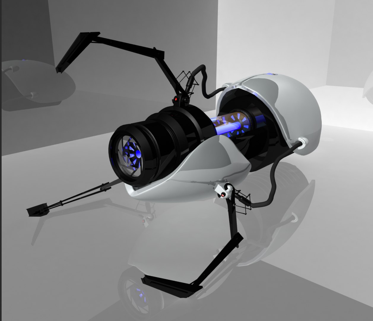 3d model portal gun