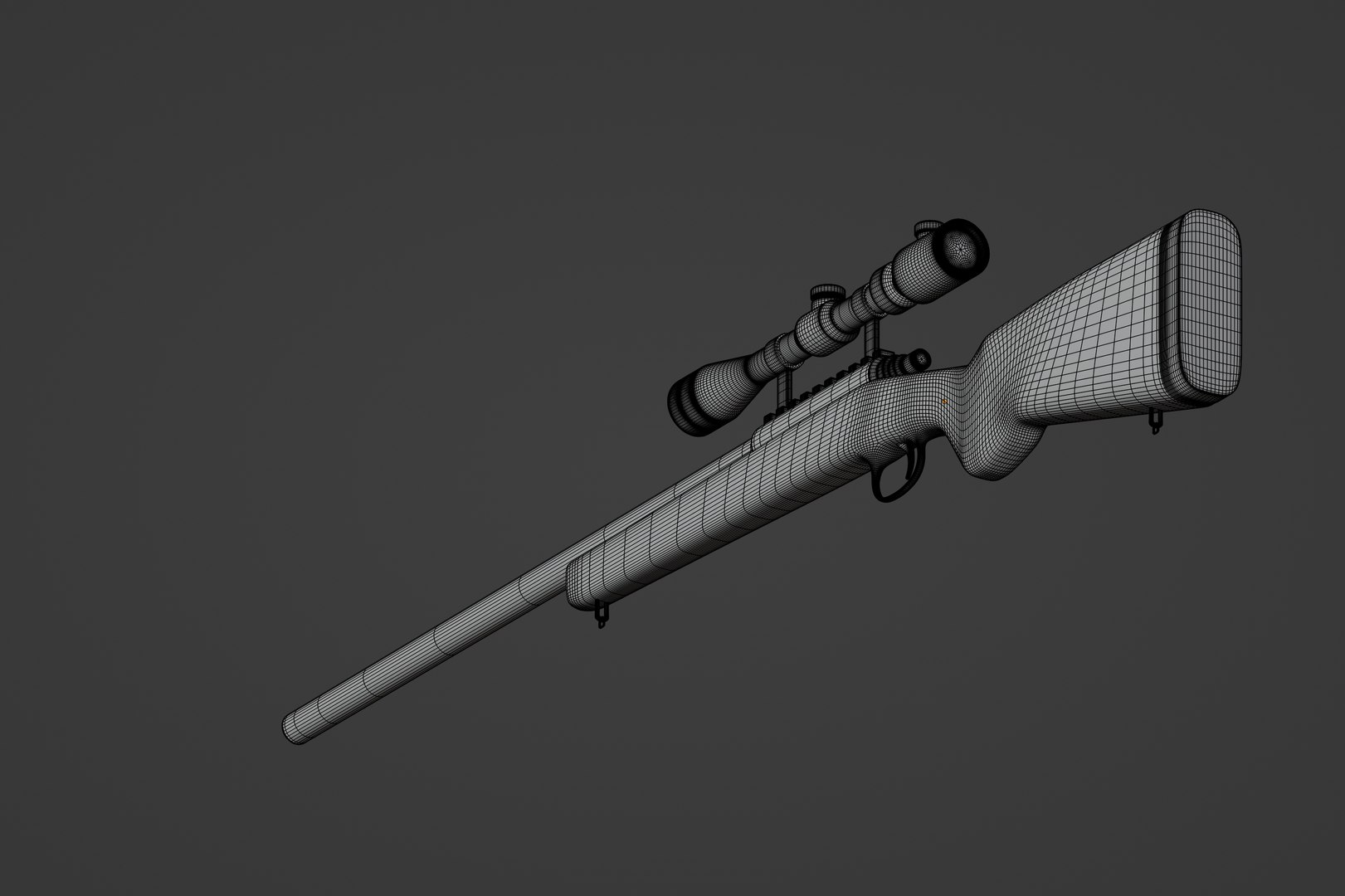 3D Sniper Rifle - TurboSquid 2198891