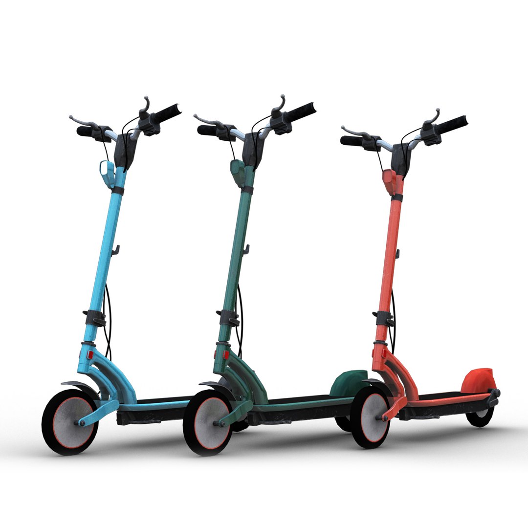 Electric Scooter Lowpoly Model - TurboSquid 2121129