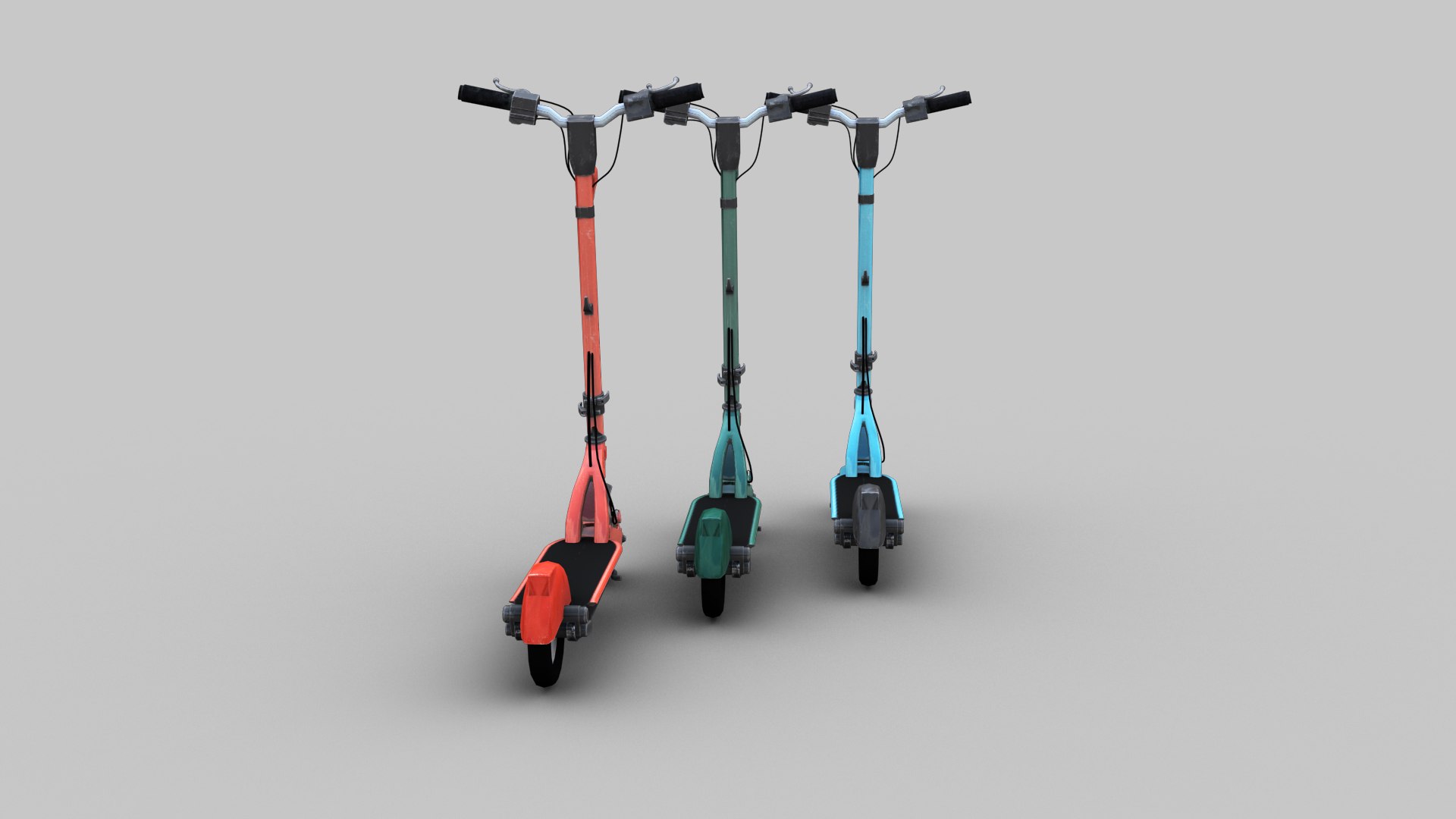 Electric Scooter Lowpoly Model - TurboSquid 2121129