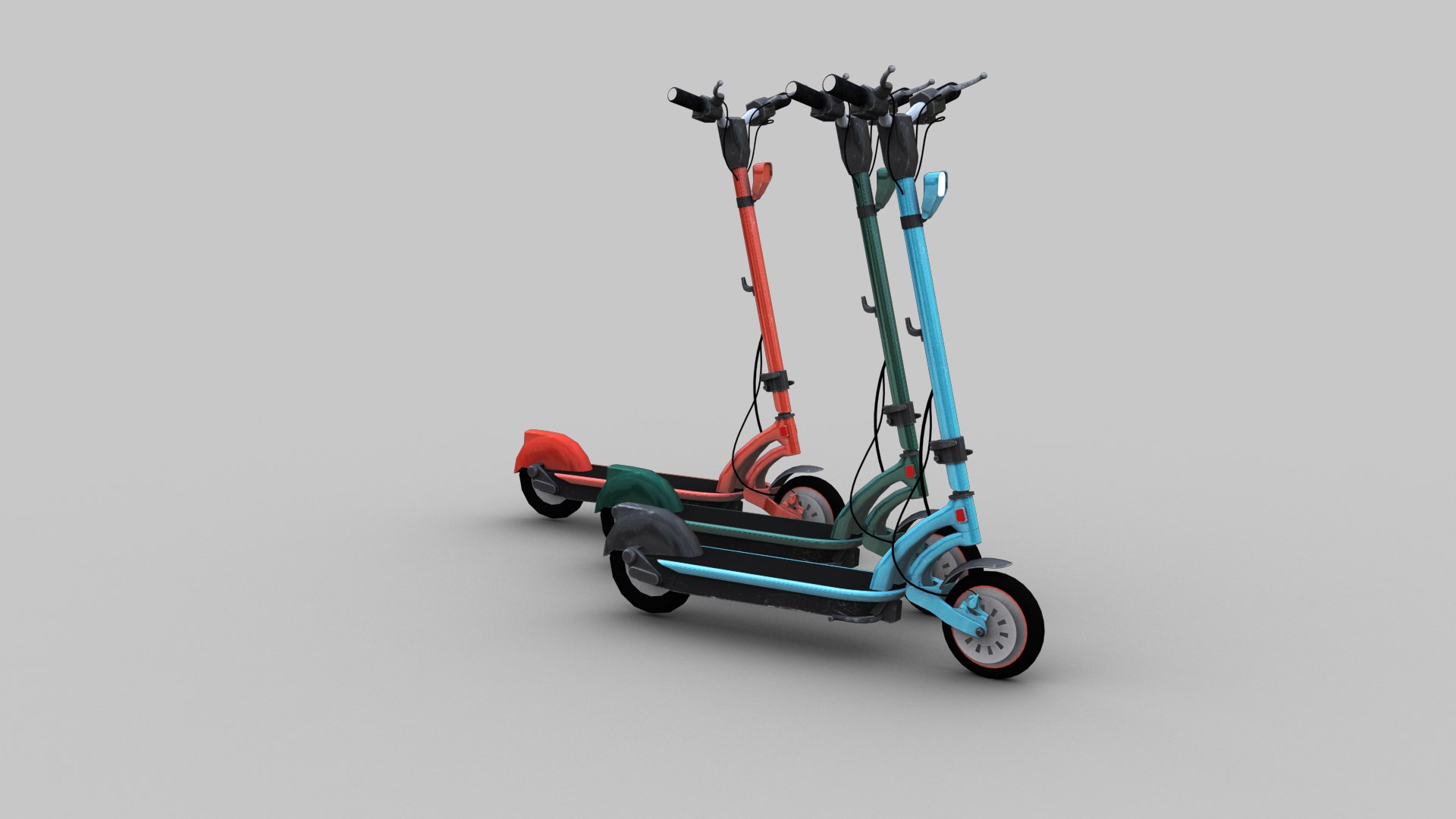Electric Scooter Lowpoly Model - TurboSquid 2121129