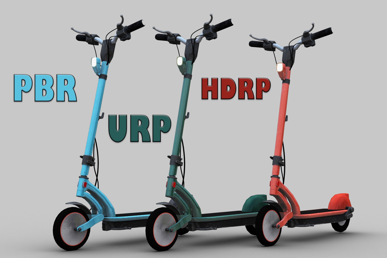 Electric Scooter Lowpoly Model - TurboSquid 2121129