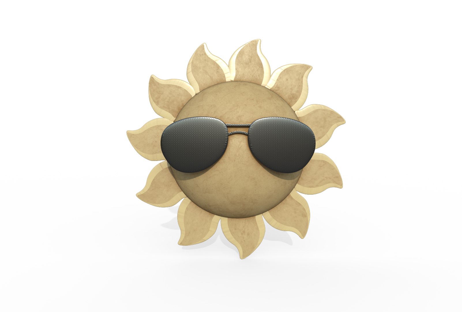 3D Cool Sun Model - TurboSquid 1399985