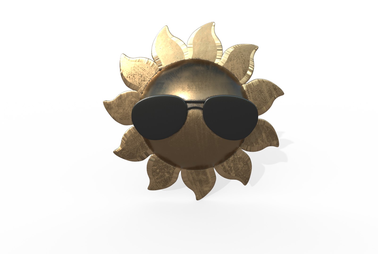 3D Cool Sun Model - TurboSquid 1399985