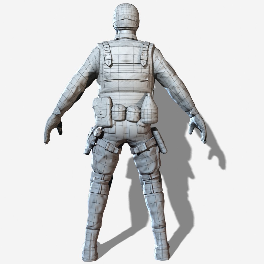 3d soldier delta force model
