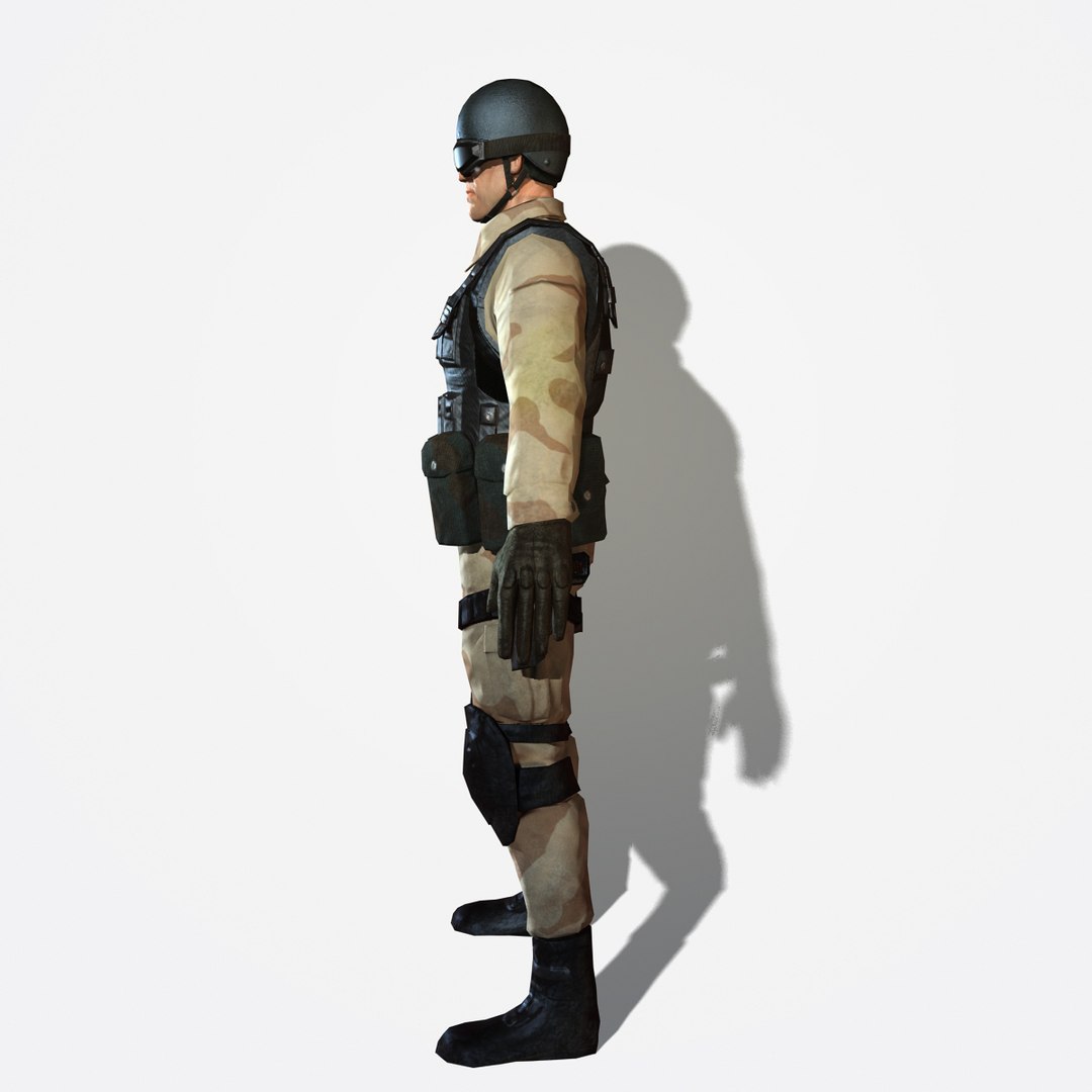3d soldier delta force model