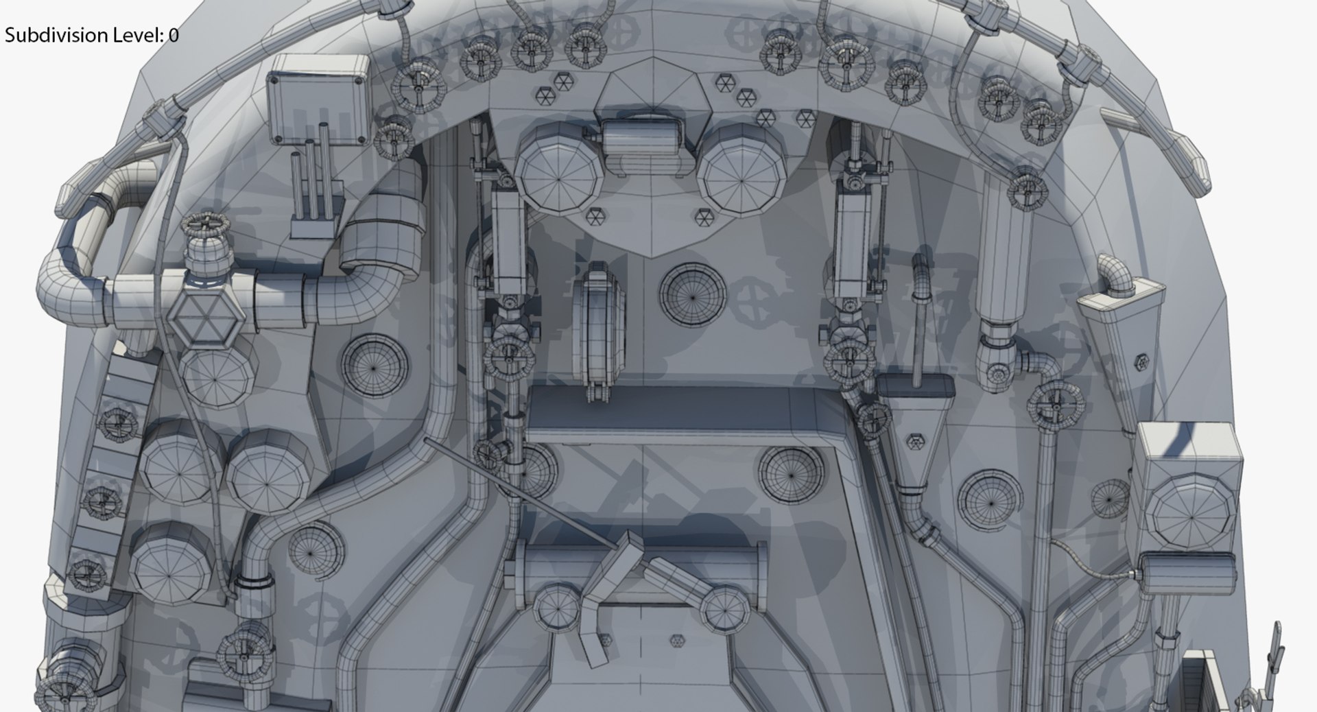 3d steam engine controls