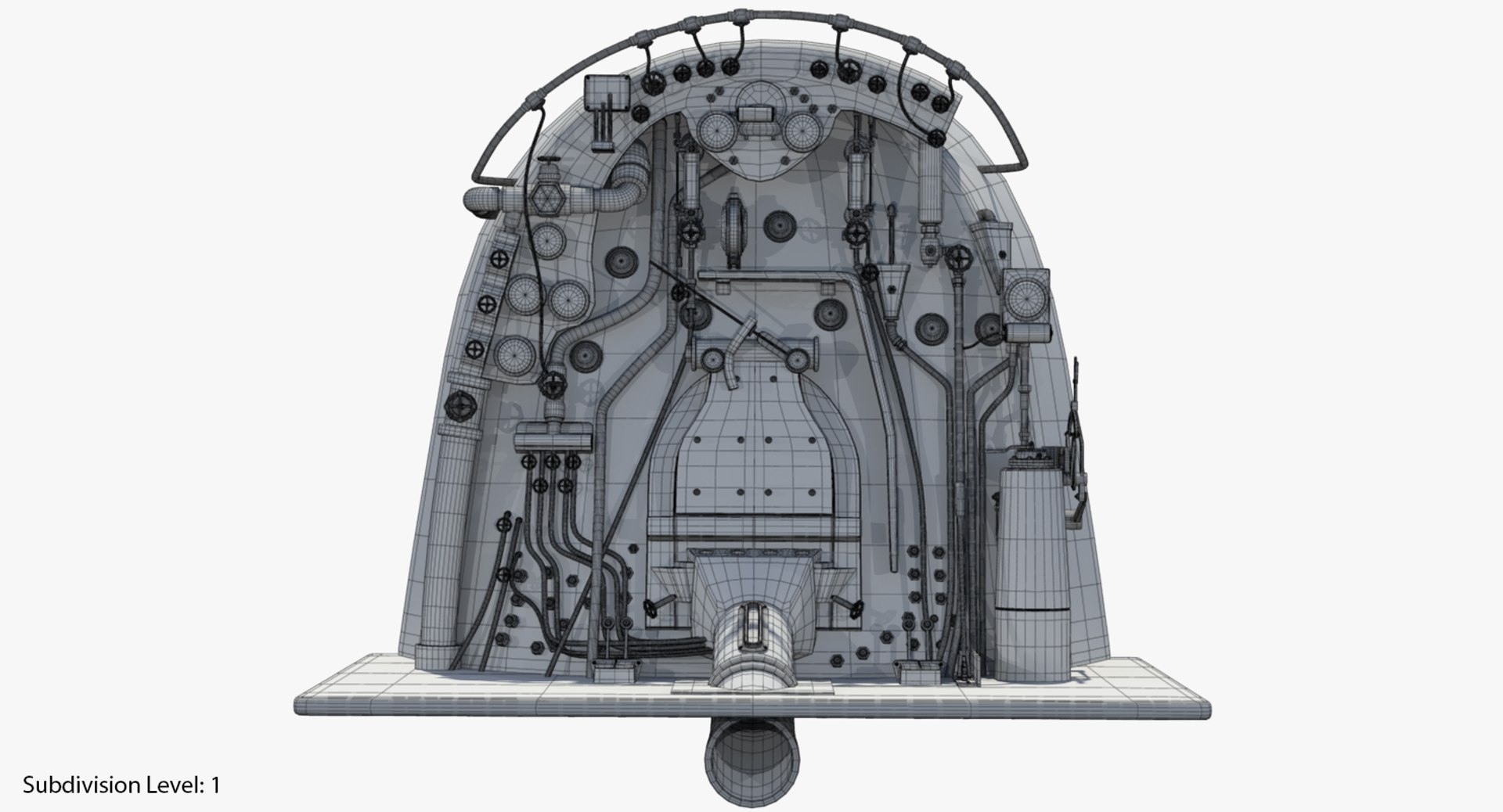 3d steam engine controls
