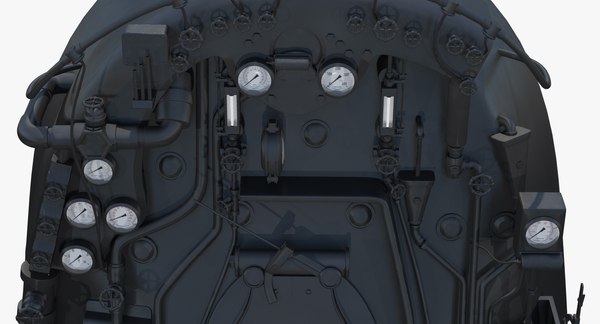 3d steam engine controls