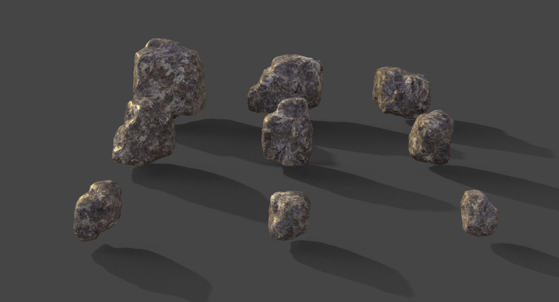 3d Model Rocks