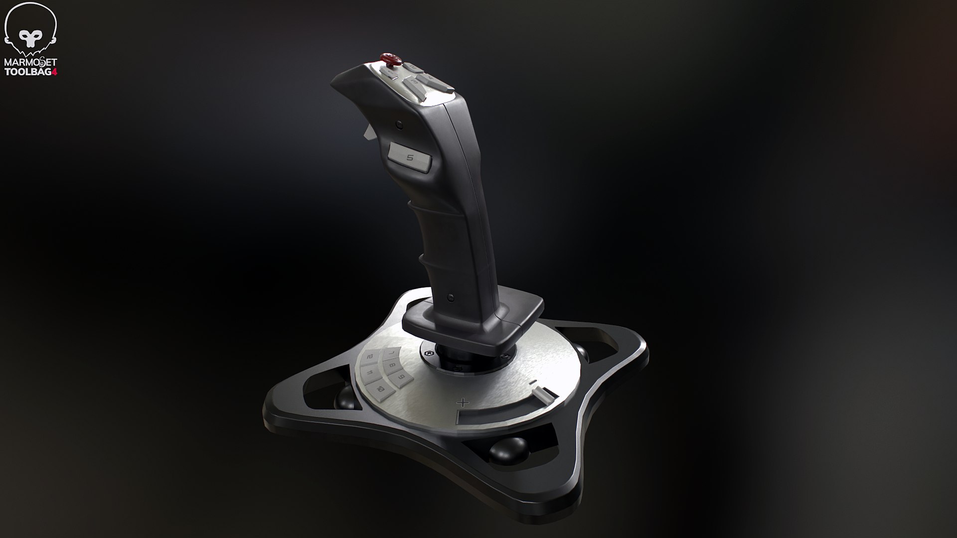 Gaming Joystick PBR 3D Model - TurboSquid 2112360