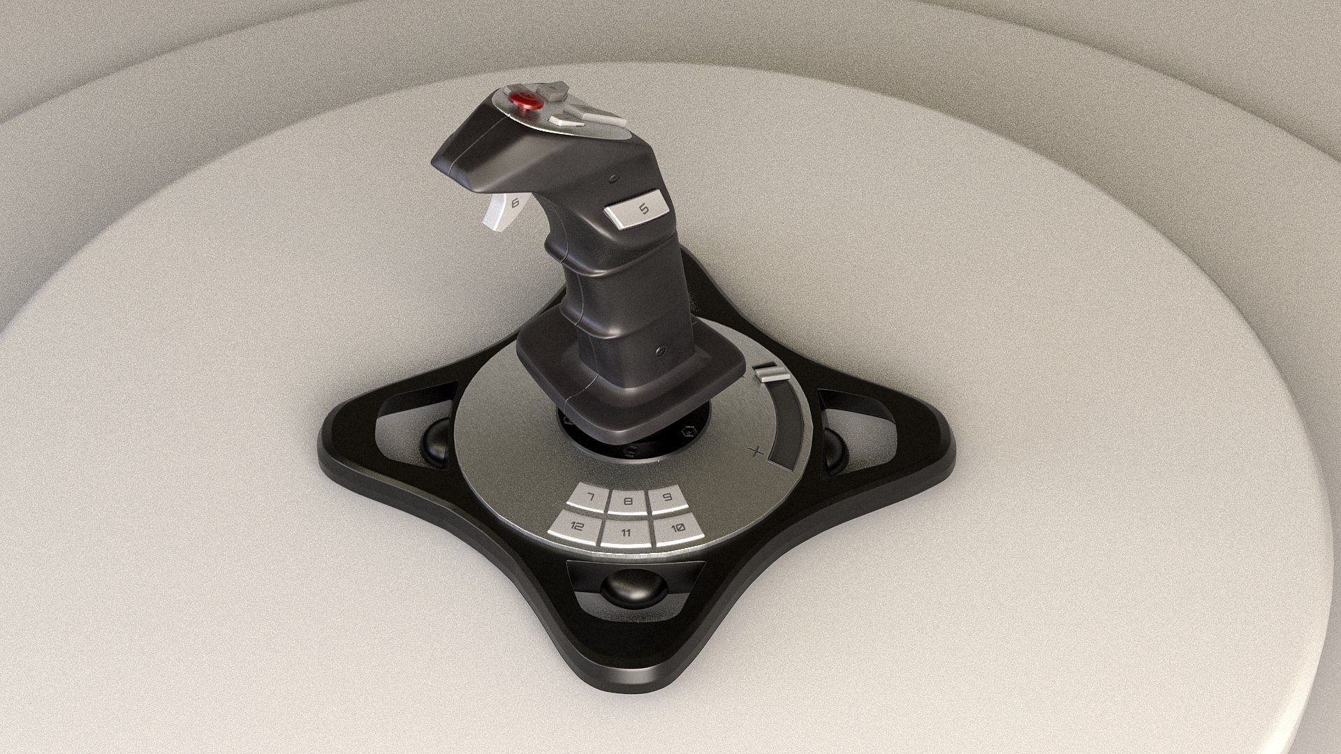 Gaming Joystick PBR 3D Model - TurboSquid 2112360