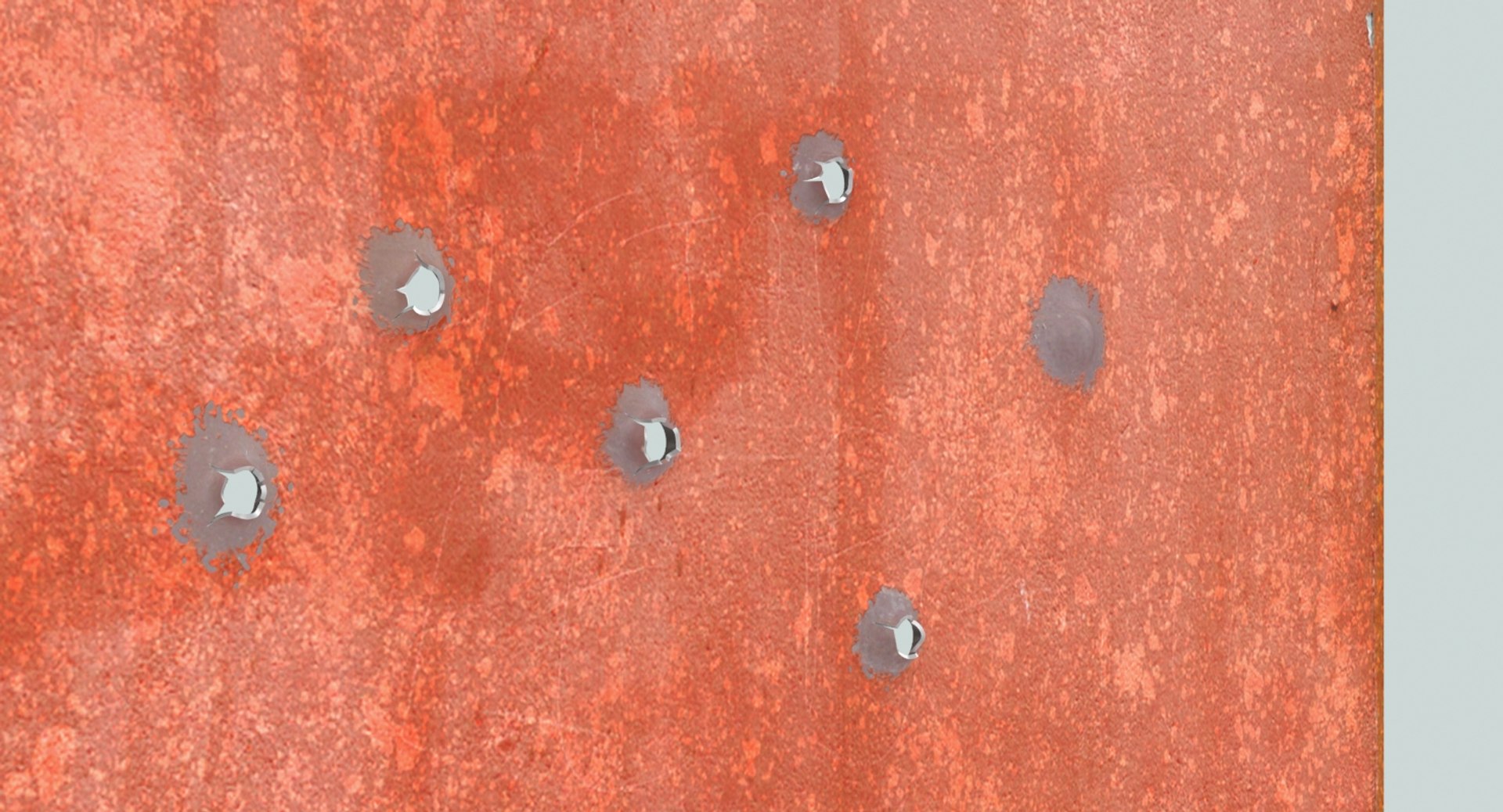 3d Structural Impact Bullet Metal