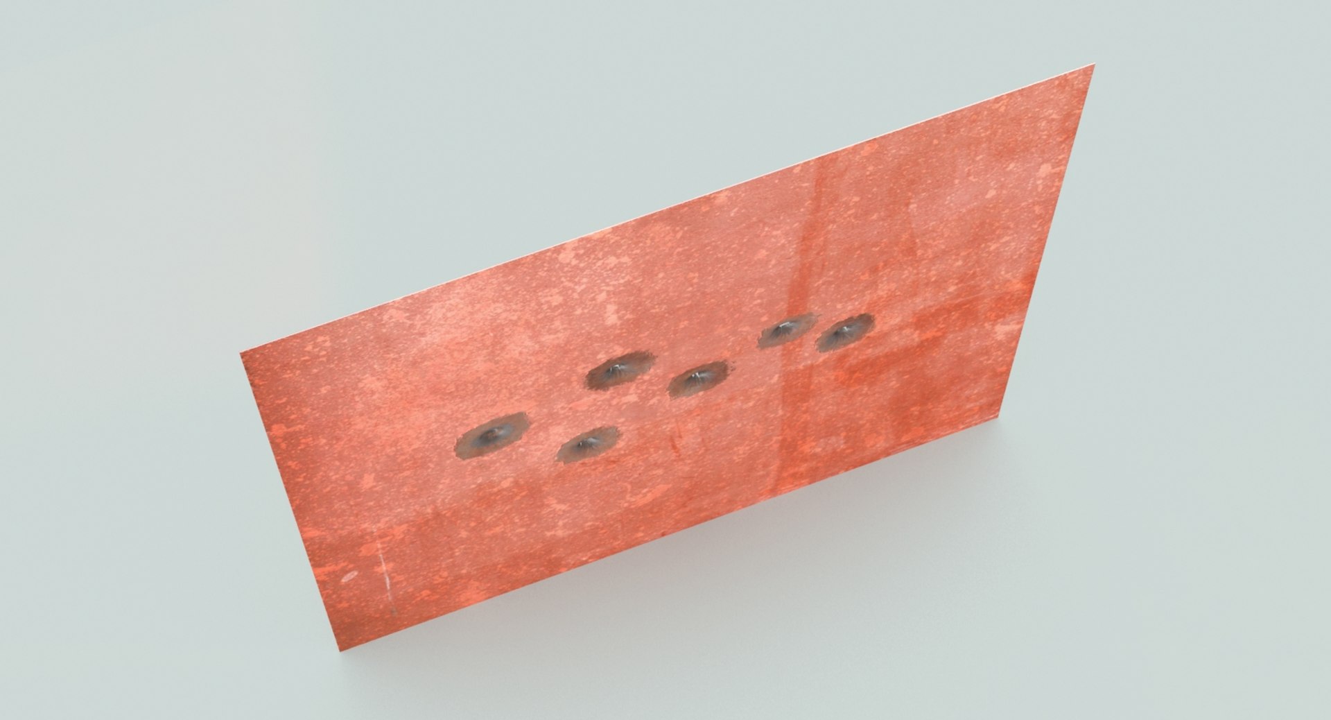 3d Structural Impact Bullet Metal