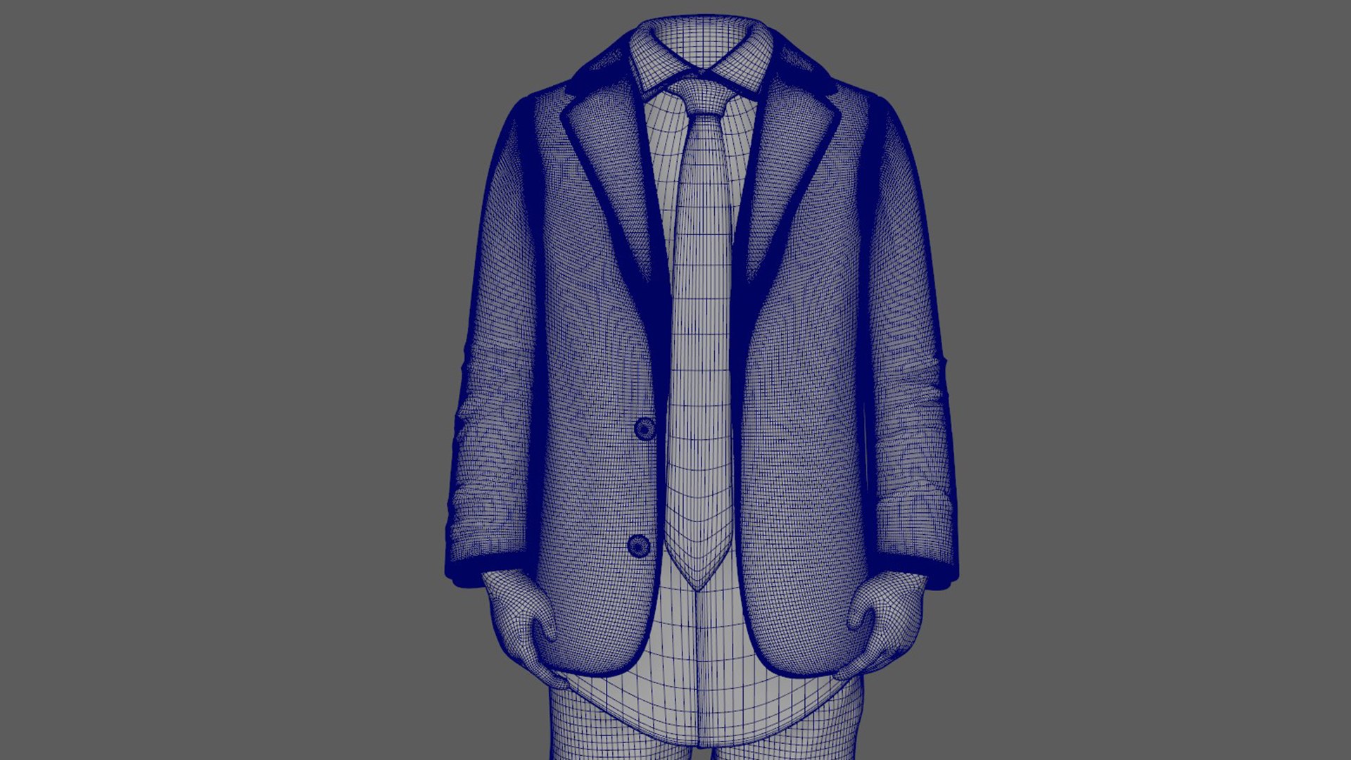 3D Model Man Suit Ready Print - TurboSquid 1705259