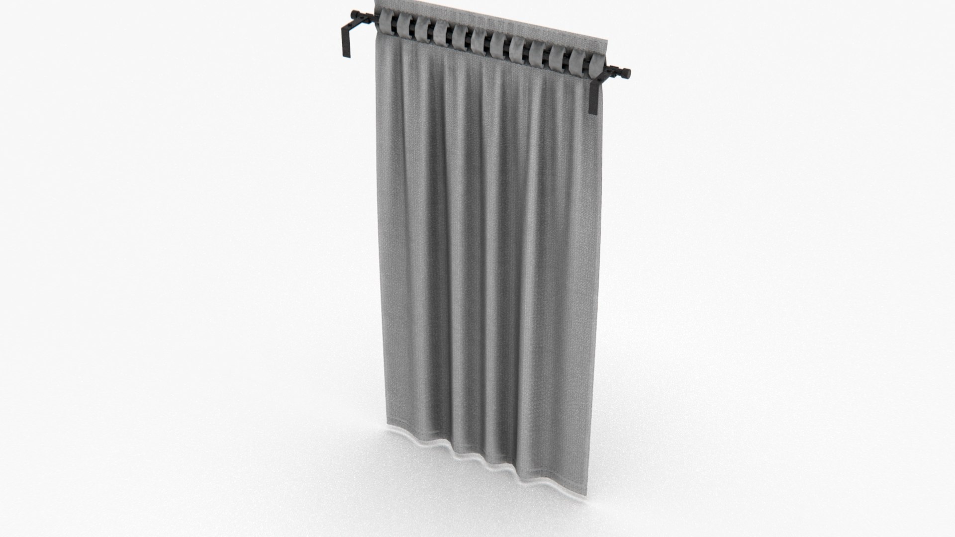 Curtain With Rod Model - TurboSquid 1979964