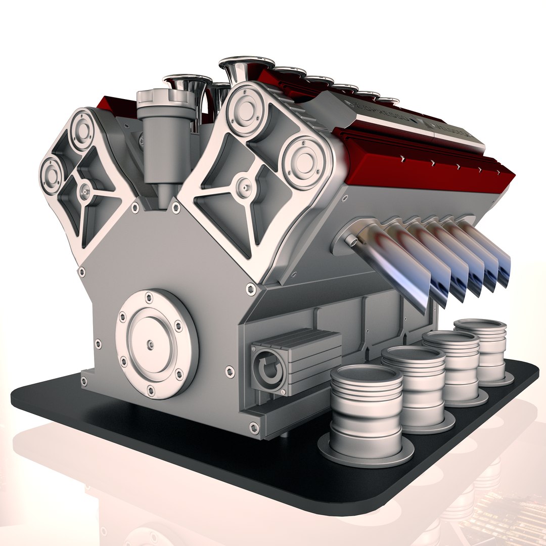3d Model Coffee Machine V12 Titanium